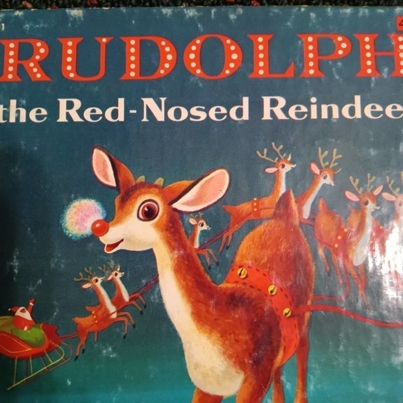 Little Golden Books | Other | 977 Vintage A Little Golden Book Rudolph ...